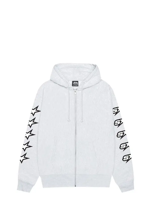 StÜssy Speedway Zip Hoodie - Grey