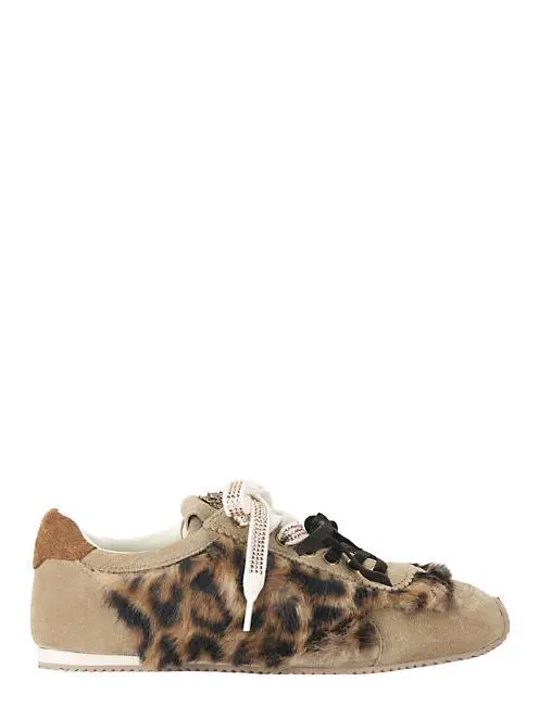 Kurt Geiger Islington Suede Trainers - Dk.brn Com
