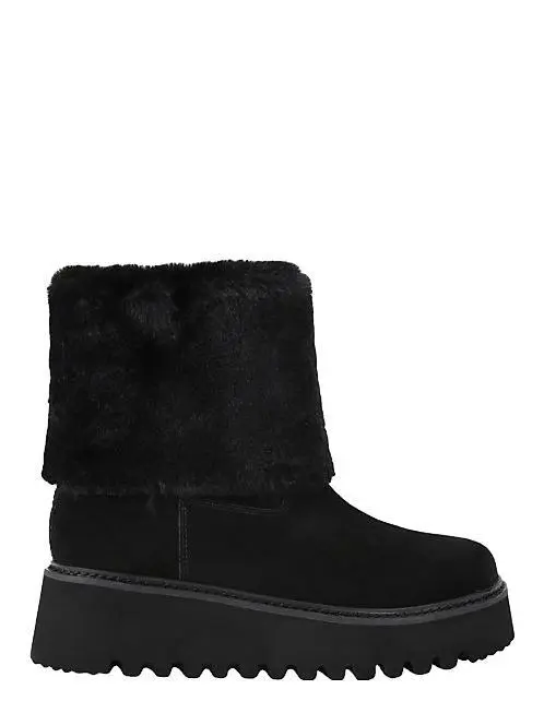 Kurt Geiger Toon Flat Ankle Boots - Black