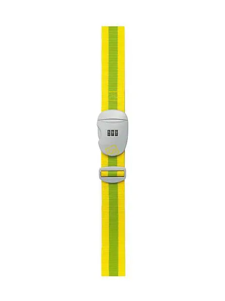 GO TRAVEL Combi Luggage Strap - Yellow Green