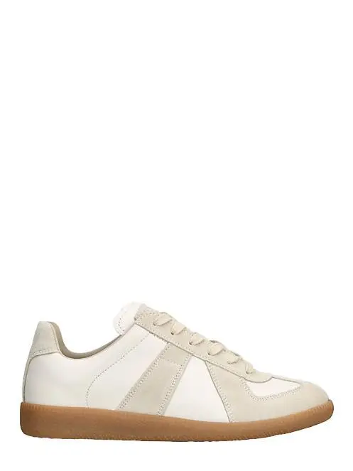 MAISON MARGIELA Replica Leather Trainers - Bone