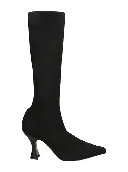NEOUS Ran Under The Knee Wool Boots - Black