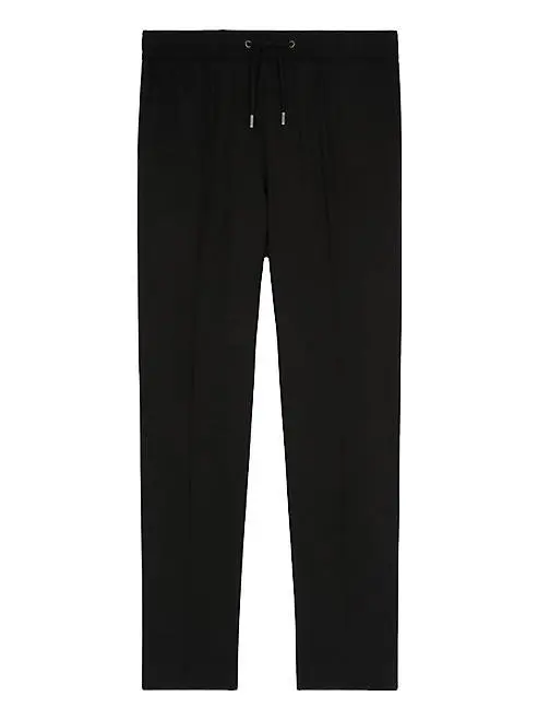 The Kooples Stretch-wool Trousers - Black