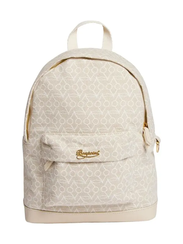 Bonpoint Cotton Gania Backpack - Beige