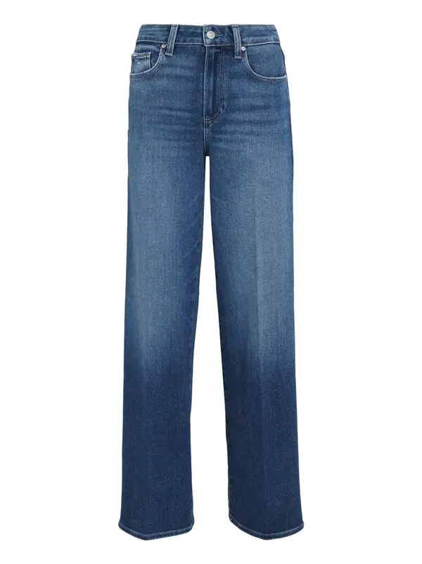 Paige Tatum Wide-leg Jeans - Blue