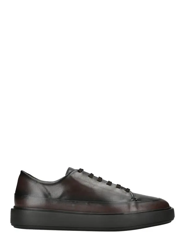 Officine Creative Release Leather Sneakers - Brown