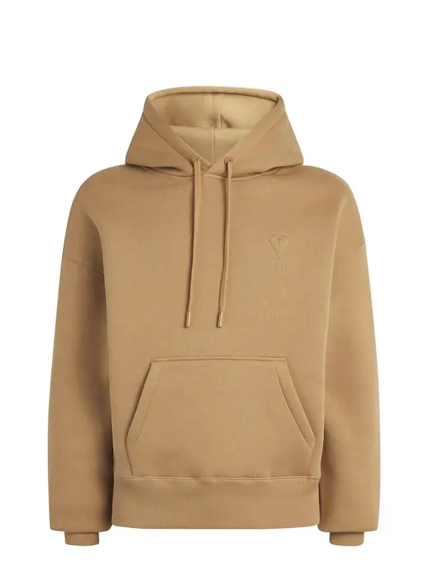 Ami De Coeur Cotton-blend Hoodie - Beige