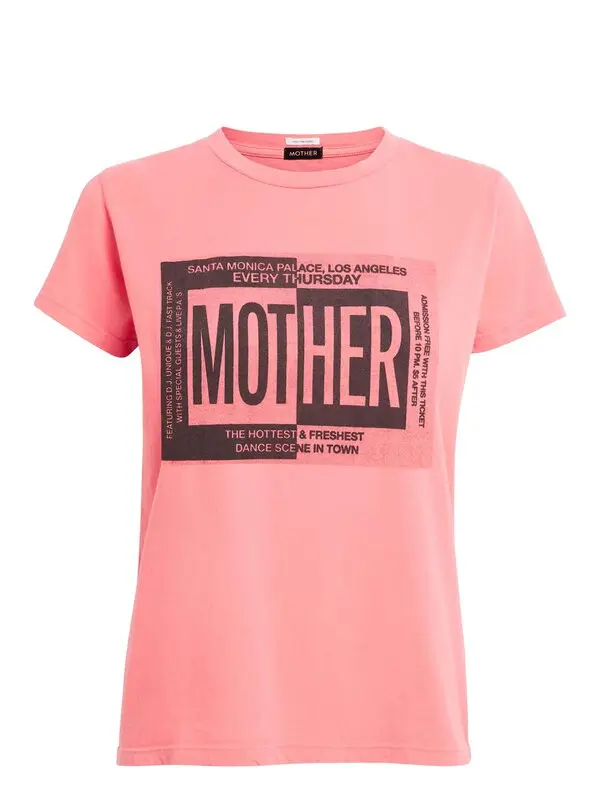 MOTHER The Boxy Goodie T-shirt - Pink