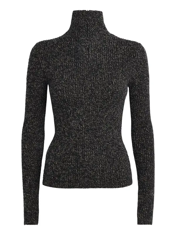 Max Mara Wool-blend Rollneck Sweater - Beige