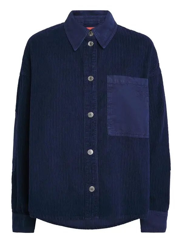 Max & Co. Corduroy Shirt Jacket - Blue