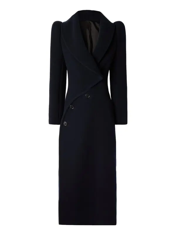Alaïa Wool Coat - Blue