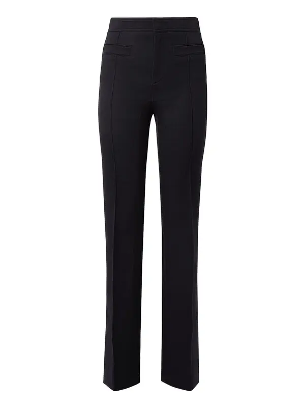 Chloé Wool-gabardine Slim-leg Trousers - Blue