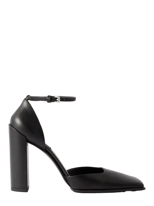 Alaïa 90 Leather Pumps - Black