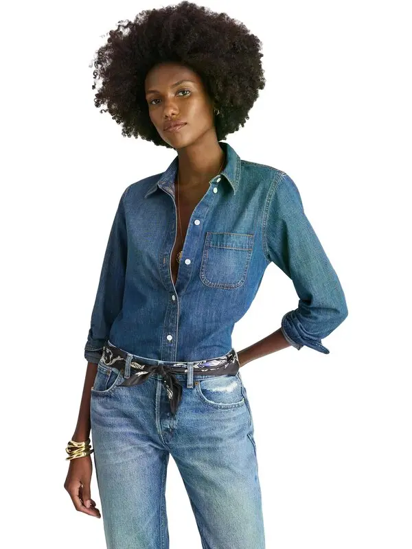 Madewell Tuckable Denim Shirt - Greendale Wash