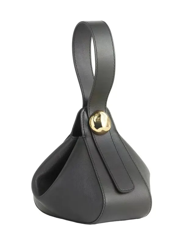 Madewell The Sculpted Metal Wristlet - True Black