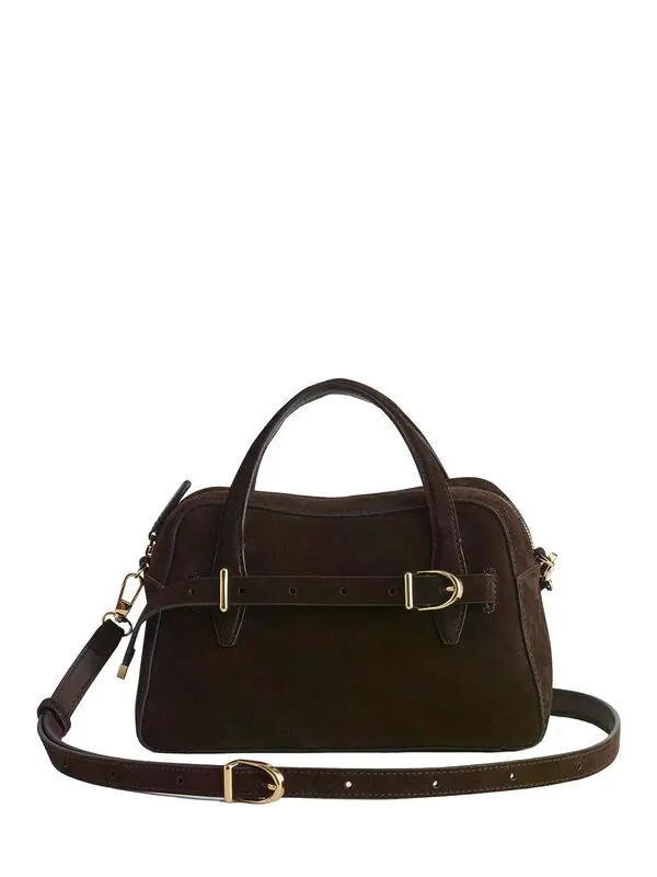 Madewell Mini Belted Crossbody Bag - Dark Carob