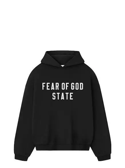 Fear Of God 90's Fleece Hoodie - Jet Black