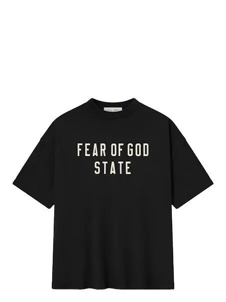 Fear Of God Essentials 90's Tee Shirt - Jet Black