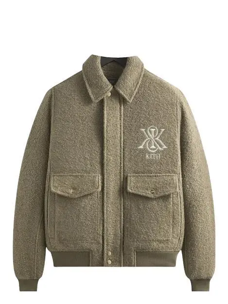 Kith Boucle Hawthorne Flight Jacket - Palomino