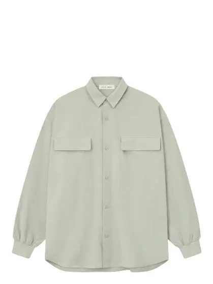 Fear Of God Essentials Oxford Shirt - Abbey Stone