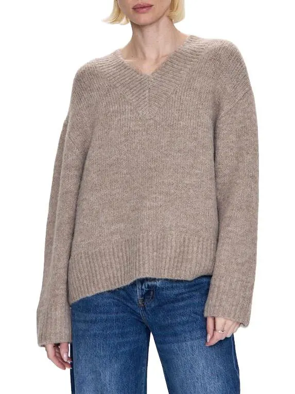 PISTOLA Talia V-neck Sweater - Taupe