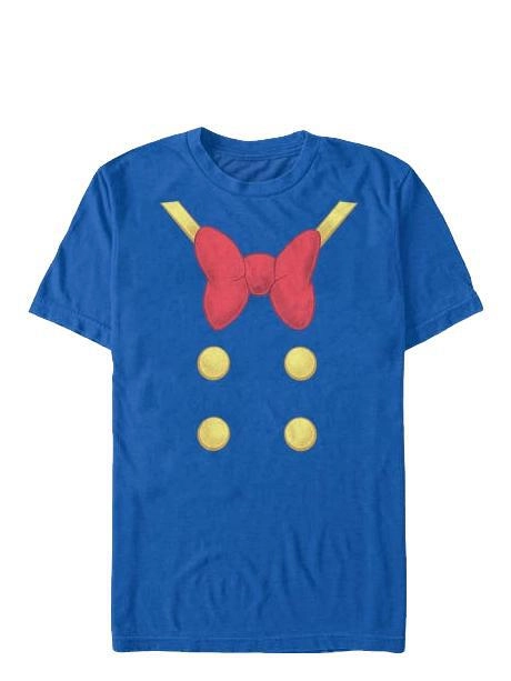MICKEY & FRIENDS Donald Costume T-shirt - Royal Blue
