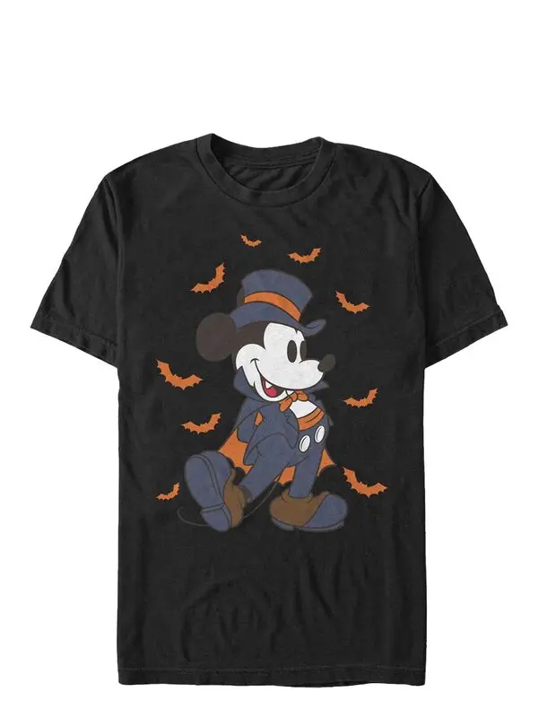 MICKEY & FRIENDS Retro Vampire Graphic T-shirt - Black