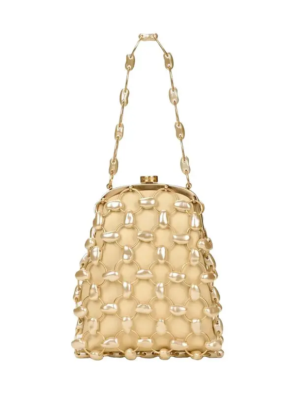 Cult Gaia Brielle Top Handle Bag - Tierra Pearl