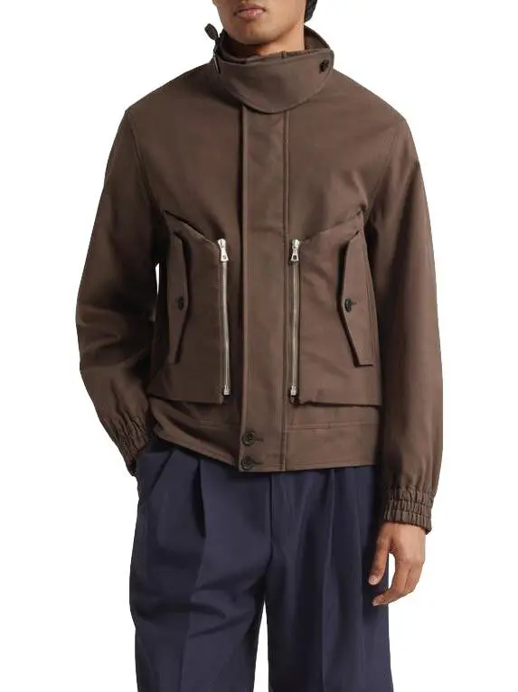 Dries Van Noten Venice Layered Pocket Jacket - Mud