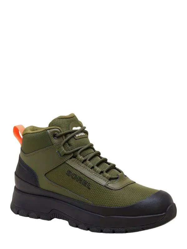Sorel Outing Nw™ Mid Waterproof Sneakers - Utility Green/black