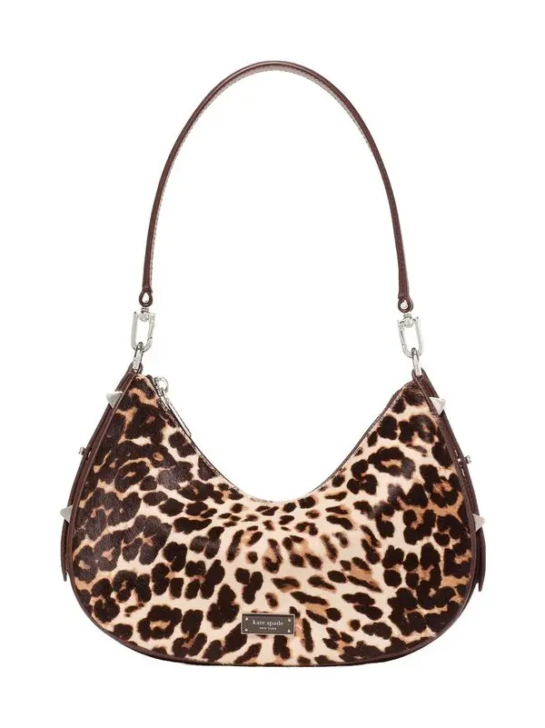 Kate Spade New York Liv Downtown Genuine Calf Hair Shoulder Bag - Leopard Multi