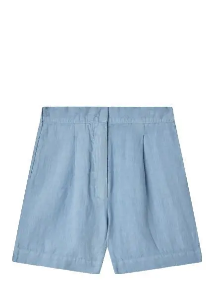 VIR VITA Relaxed Linen Short - Baby Blue