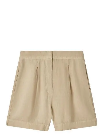VIR VITA Relaxed Linen Short - Beige