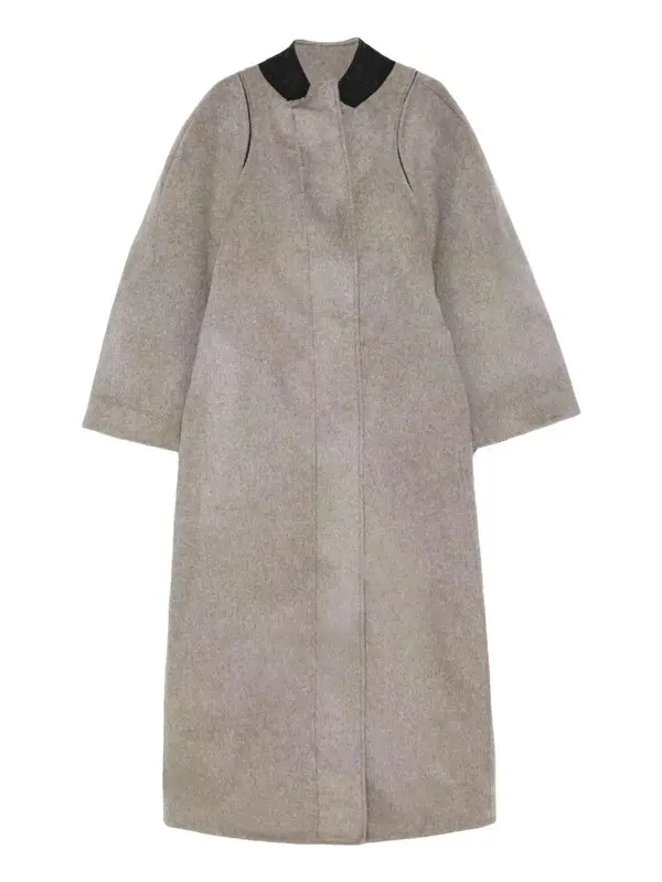 ENTIRE STUDIOS Vantage Panelled Coat - Grey