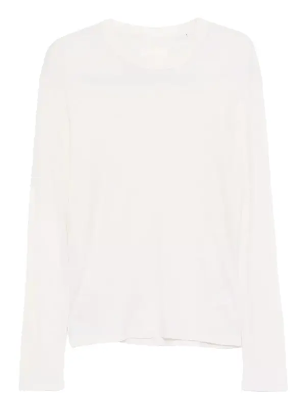 BERNER KUHL Long-sleeve Ribbed T-shirt - White