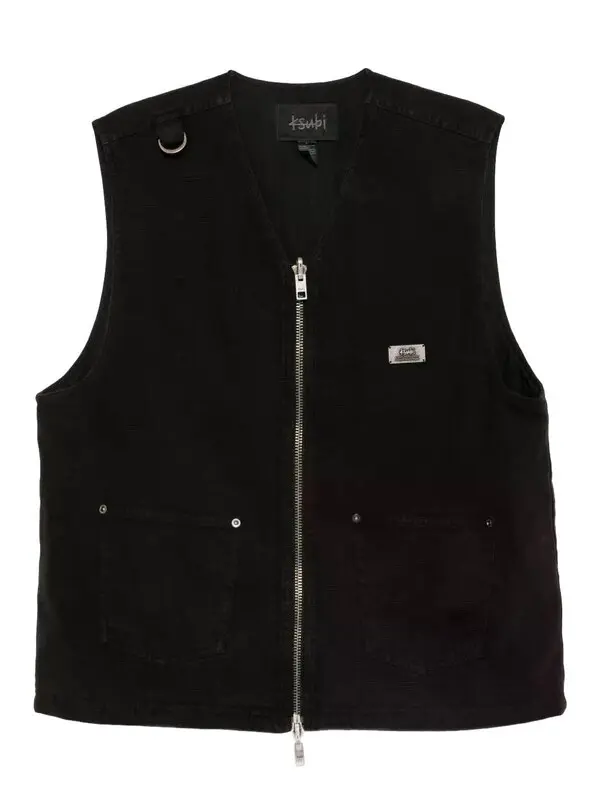 Ksubi Battler Vest Jacket - Black