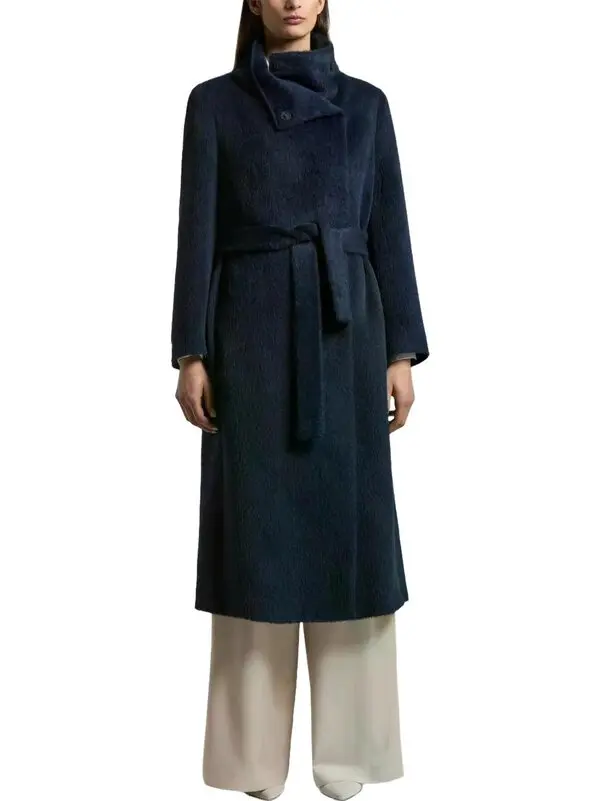 Peserico Double-breasted Coat - 060 Blue