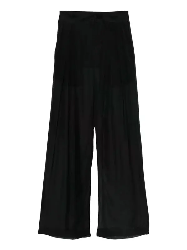 DANAMÉ Semi-sheer Trousers - Black
