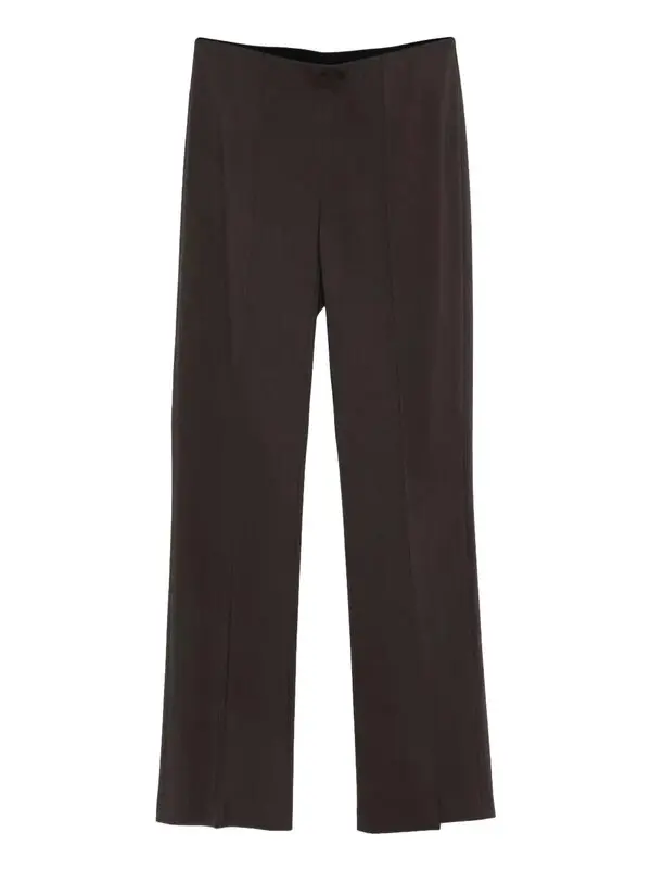 Seventy Seam-detail Trousers - Brown