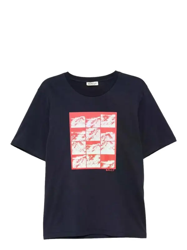 Bally Graphic-print T-shirt - Blue