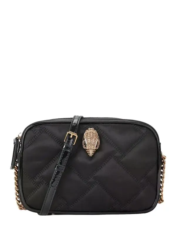 Kurt Geiger Small Hoxton Quilted Camera Cross-body Bag - Black