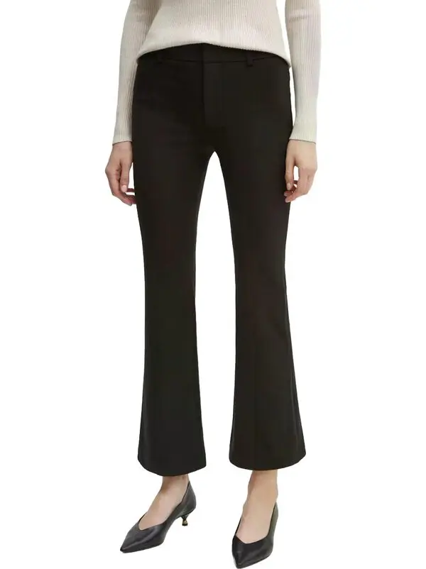 Bardot Nella Zip-pocket Flared Trousers - Black