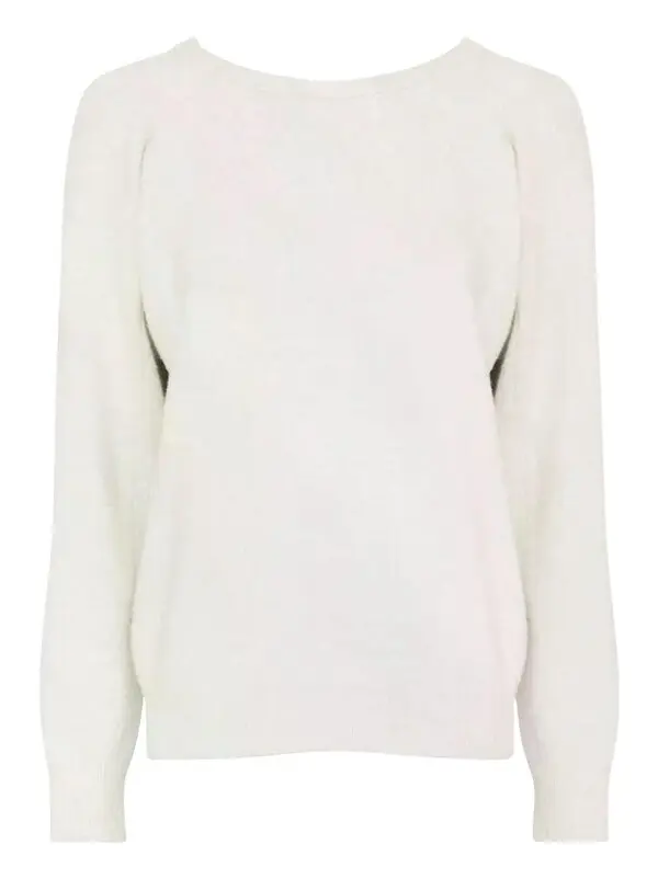 MAISON MARGIELA V-back Wool Sweater - Neutrals