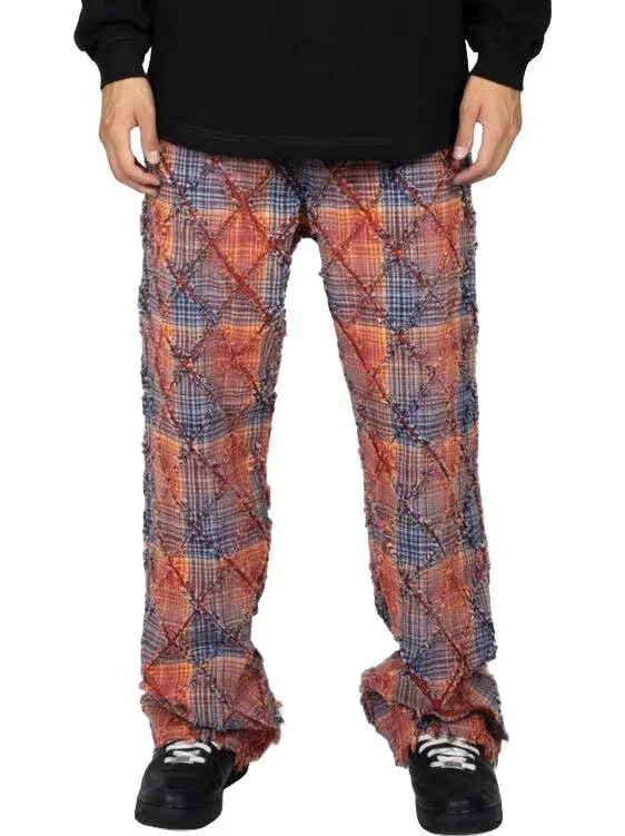 PLEASURES Mystic Flannel Pants - Orange