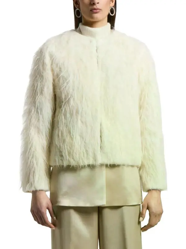 Peserico Faux-fur Jacket - White