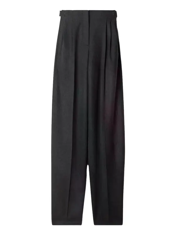 LANVIN Buckled Tailored Trousers - Black