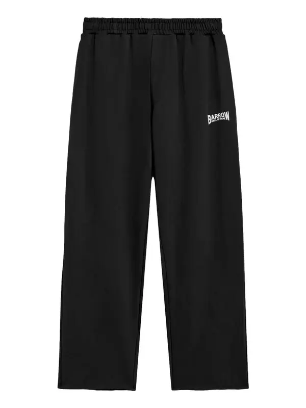 BARROW Embroidered Logo Sweatpants - Black