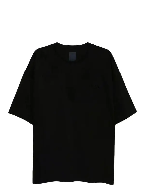 JUUN.J Logo-embroidered T-shirt - Black