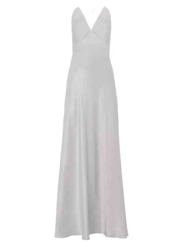 IL VOLO Muse Maxi Dress - Silver