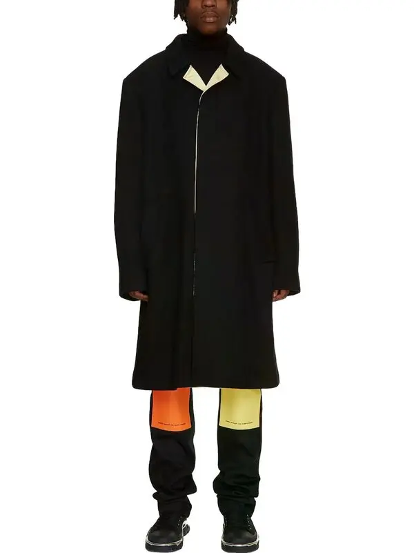Raf Simons Single-breasted Coat - Black